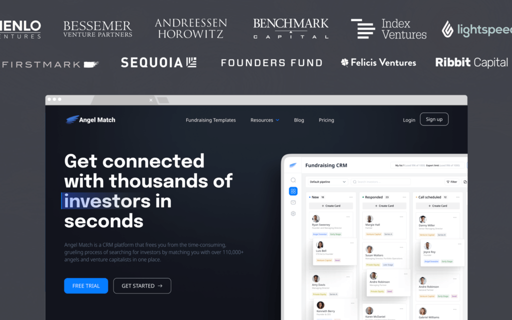 Angel Match is the largest and most comprehensive investor database on ...